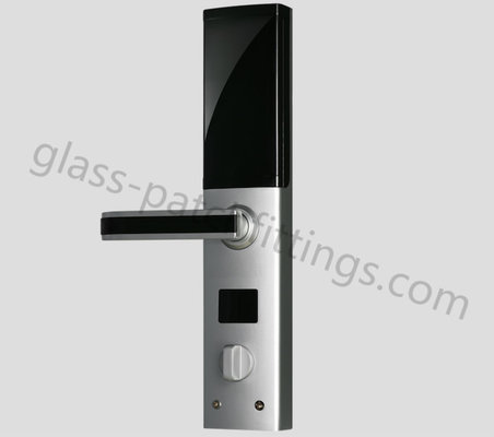 Auto Slide Cover Smart Entry Door Locks 300PCS Fingerprint Capacity Silver Color