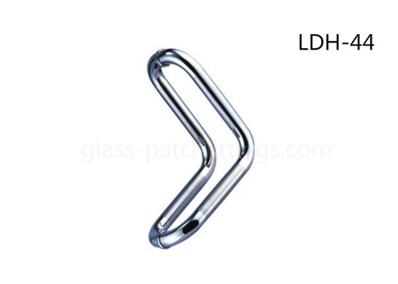 Double Side Glass Door Handles SSS / PSS Finish 1.0mm - 1.2mm Pipe Thickness