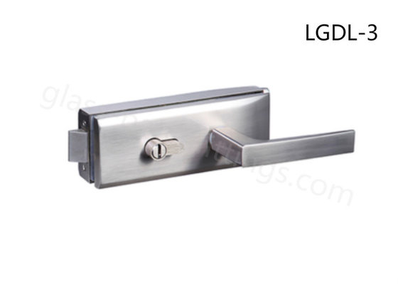 Square Shape Glass Door Lock Customized Designs For 8 - 12mm Door Thickness