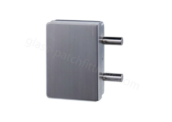 Brass Cylinder Frameless Door Lock Polished Finish Single Side Key Door Lock
