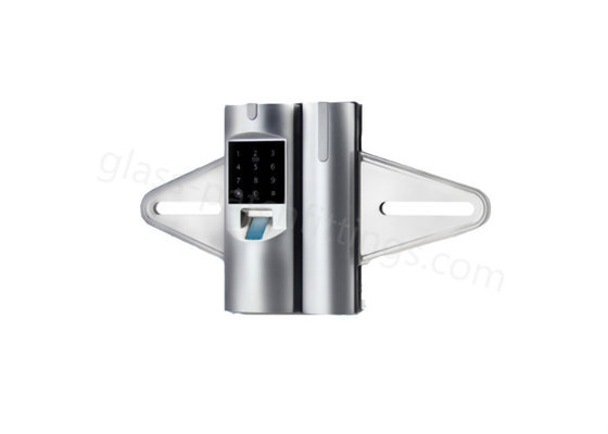 Touch Screen Smart Glass Door Lock Silver Color 4PCS AA Battery Power Supply