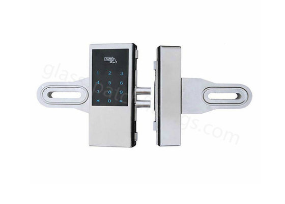 Password Smart Glass Door Lock Working Current 250mA Large Fingerprint Capacity