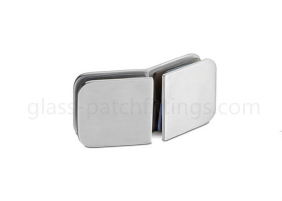 135 Degree Glass To Glass Connectors Long Lifespan Door Thickness 8 - 12mm