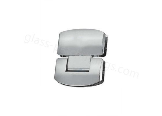 Durable Glass Shower Screen Door Hinges 116*90mm Dimension Casting Technics