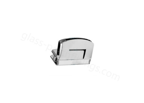 Hydraulic Adjustable Glass Connectors And Clamps , Shower Glass Hinges CP Surface