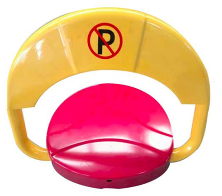 Yellow Appearance Automatic Parking Lock Steel Arm Reserved Weight Resistance 5 Tons