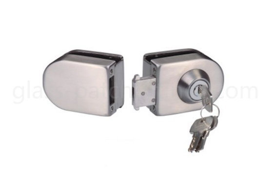 Commercial Glass Door Lock Strong Grasping Force Smooth Surface Treatment