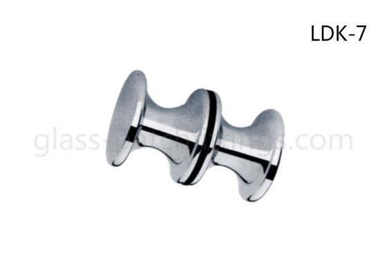 Titanium Material Shower Door Pulls Firmer Welding Connection For 8 - 12mm Glass Door