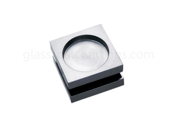 High Reliability Glass Door Knobs , Modern Door Handles 50*50mm Dimension