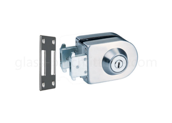 Smoothly Opening Glass Door Accessories , Floor Lock For Glass Door ODM / OEM Welcomed