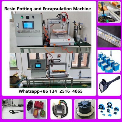 Automatic PU Adhesive Epoxy Resin Potting Machine AB Glue Mixer Two Component Filling Dispenser Glue Mixing Machine