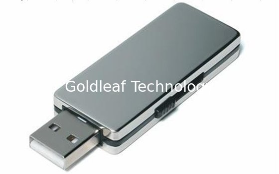 Push pull style usb flash drive, metal usb 2GB 4GB 8Gb