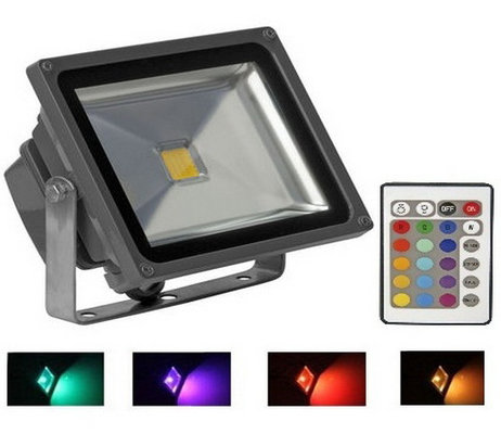 20 Watt RGB LED Flood Light Wall Washer Fixtures Energy Saving