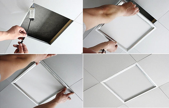 18W Square LED Flat Panel Lighting 300mm x 300mm With White Housing