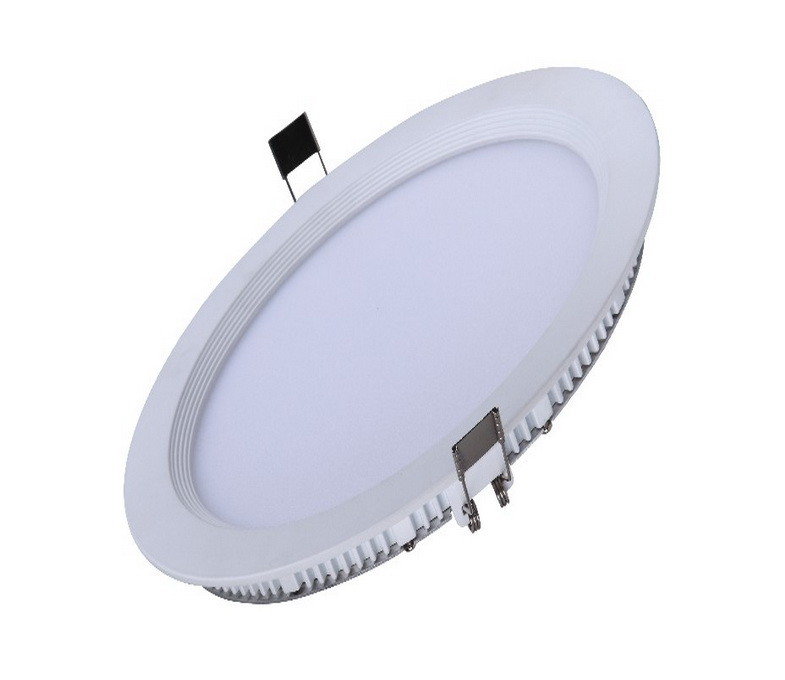 8'' Compact Ultra Thin SMD Recessed LED Ceiling Lights / Round LED Panels for Home Lighting