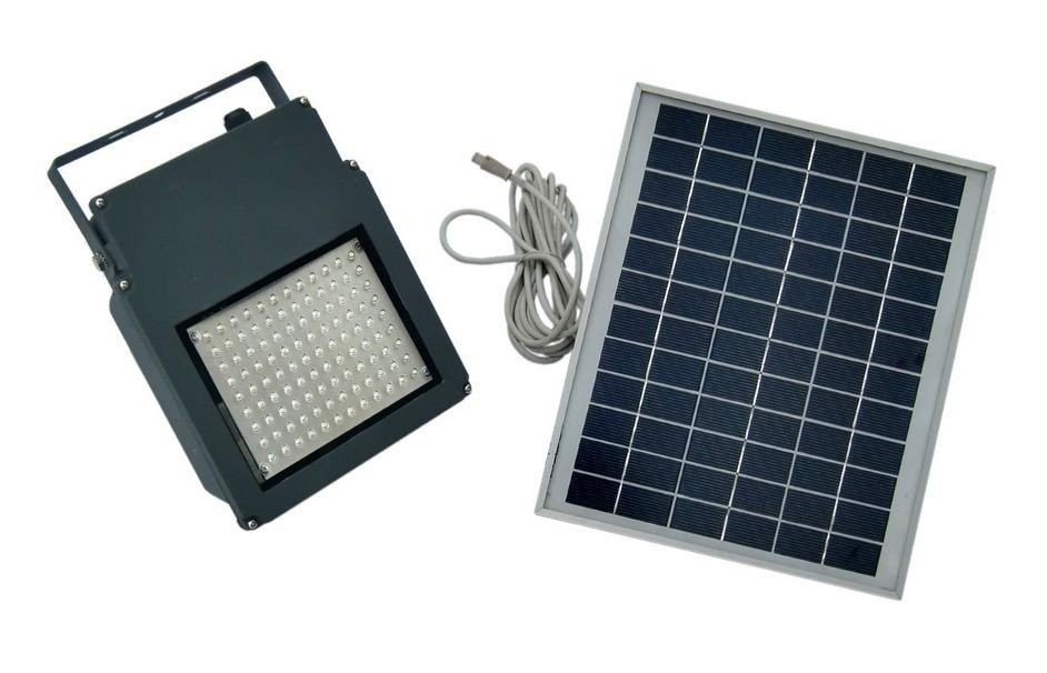 Outside Solar LED Flood lights , 10W Solar Billboard Lamp for Square / Stadium IP66