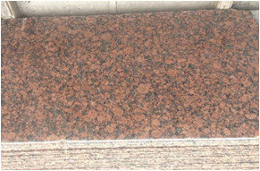 Carmen Red Granite Stone For Kitchen Grooved Surface Finishing