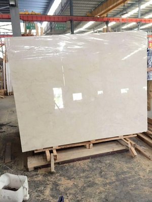 White Altman Marble Slab Flooring Customized Shape CE Certification