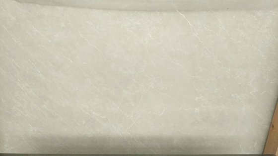 Seamless Honed Marble Slab Countertops , White Marble Kitchen Worktop