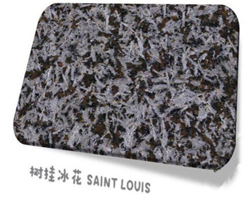 Saint Louis Brown Granite Tile Countertop Exterior Wall Cladding