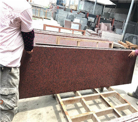 South Africa Red Granite Stone Slabs Corrosion Resistant Design