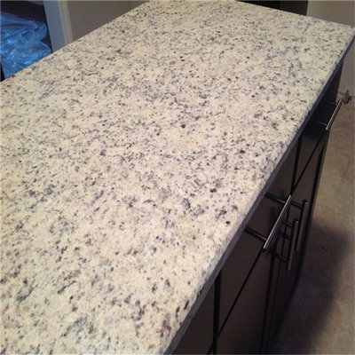 Residential Polished Marble Stone Slab Beveled Processed Edge