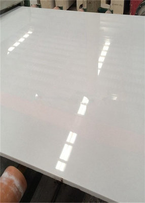 Engineered Marble Slab Countertops / White Carrara Marble Kitchen Countertops