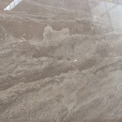 Wooden Recycled Marble Slabs Fashionable Appearance OEM Service