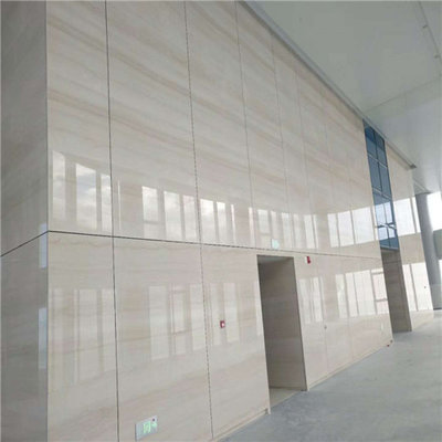 Rome Wood Grain Marble Natural Stone Tiles Unique Design OEM Service