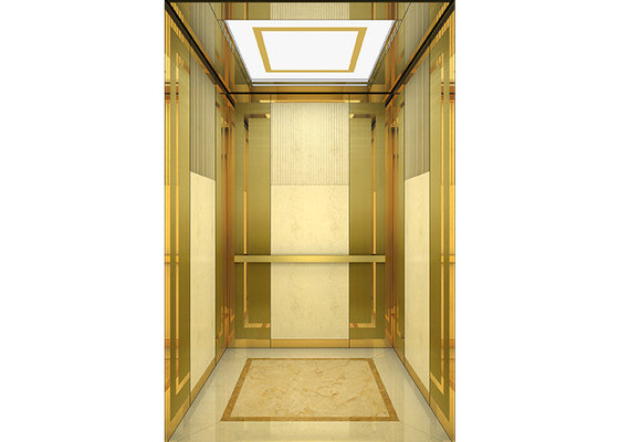 ISO9001 machine room less lift , machineless elevator Improved load capacity