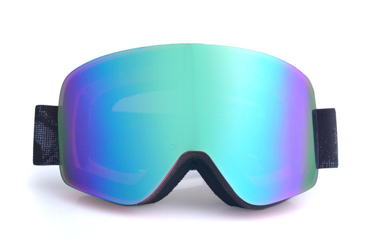 2017 new winter wholesale fancy design adults ski goggles with blue colors
