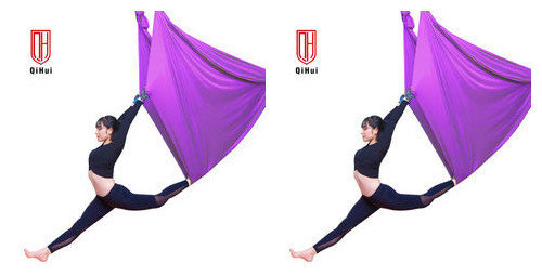 Comfortable Flying Yoga Hammock Set , Outdoors Soft Aerial Yoga Equipment