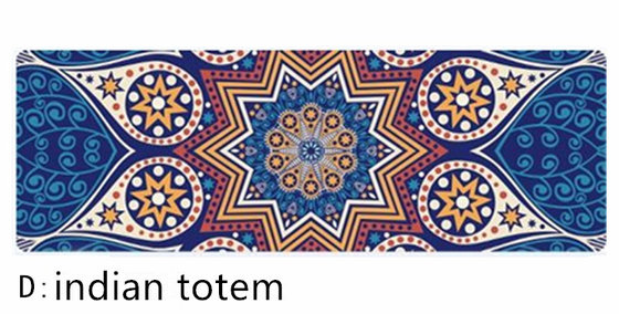 Suede Fabric + Natural Rubber Portable Yoga Mat , Indoor / Outdoor Yoga Mat