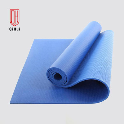 PVC Non Slip Exercise Mat Roll , Free Harmful Substances Lightweight Yoga Mat