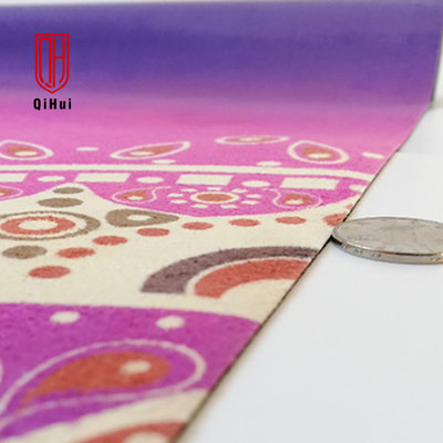 Suede yoga mat rubber flannel printed yoga mat
