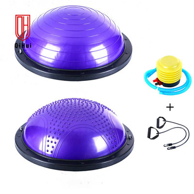 Family Half Circle Exercise Ball , Flexible Crack Resistant Gym Fitness Ball