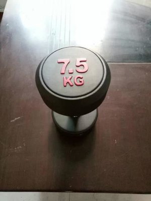 Power Training Gym Equipment Dumbbell , Pro Style Rubber Coated Dumbbells