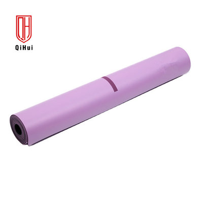 Colorful 5mm Rubber Yoga Mat , Fitness Custom Thick Exercise Mat Eco Friendly