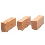 High Strength Beech Wood Block For Back Pain , Comfortable Touch Eco Friendly Yoga Blocks