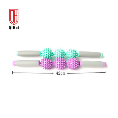 Rich Color Massage Roller Ball Stick , Blood Circulation Foam Body Roller