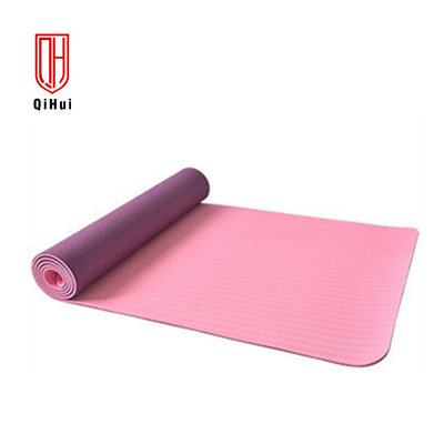 6mm Thickness TPE Gym Yoga Equipment Rich Color Foldable Eco Friendly