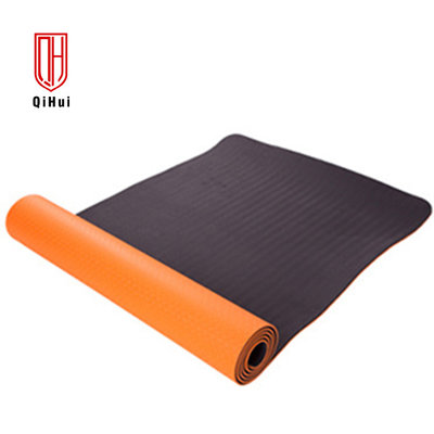 Eco Friendly Anti Slip Thick 8mm Tpe Yoga Mat Tear Resistant