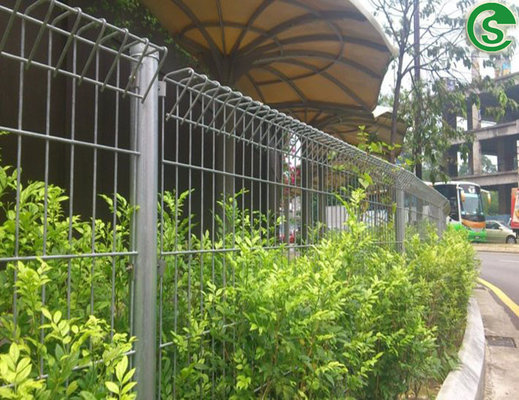 Boulevard fenceing panels powder coated white green wire brc fence indonesia