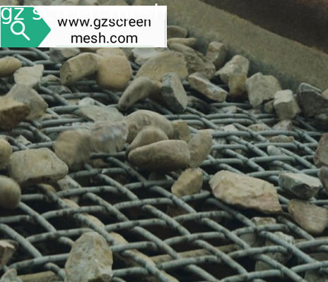 hook screen materials of high tensile strength of square opening for screening and crushing supplier