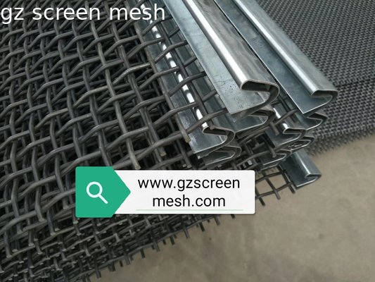 heavy duty screen mesh with sheath metal hooks of slot opening for screening and crushing supplier
