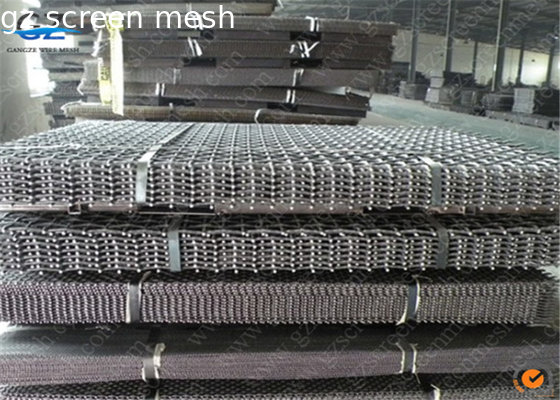 heavy duty crimped wire cloth made in China for Metso screen material 65Mn high quality for exportation supplier