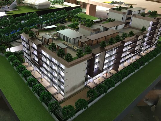 1/75 scale residential physical scale model for sale marketing