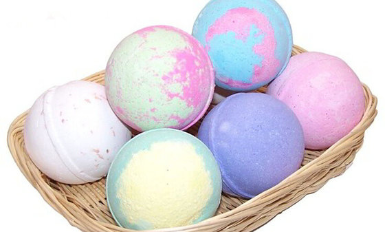 Private Brand Beauty Round Bath Bombs Bath Fizzer Gift Berry Fig Scent