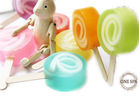 Sweet Lolipop Candy Shape Organic Natural Soaps Glycerin Gpmc