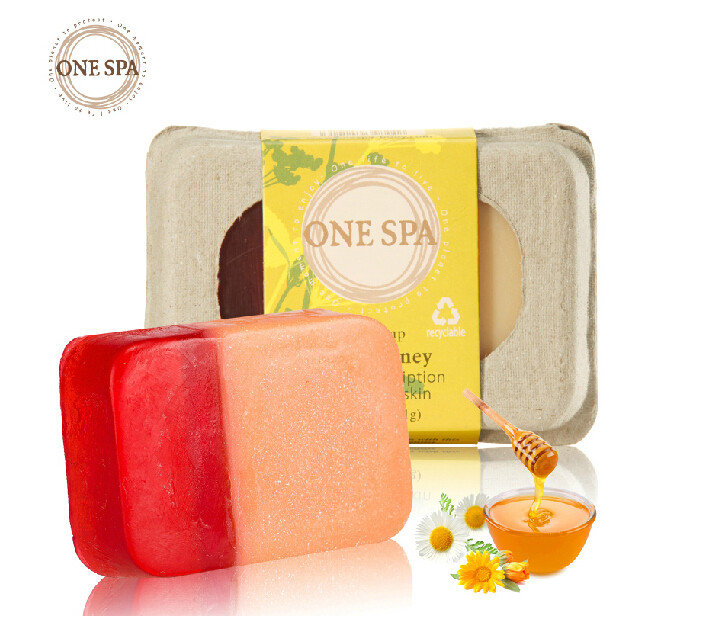 Honey Bath Nature Handmade Organic Soap with Rich bubble , Mangosteen soap